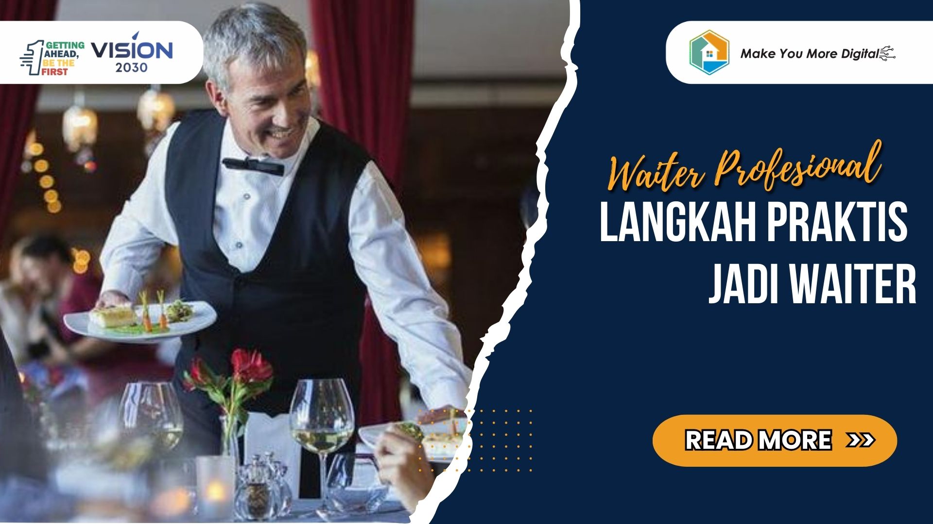 Langkah Praktis Jadi Waiter Ramah dan Efisien